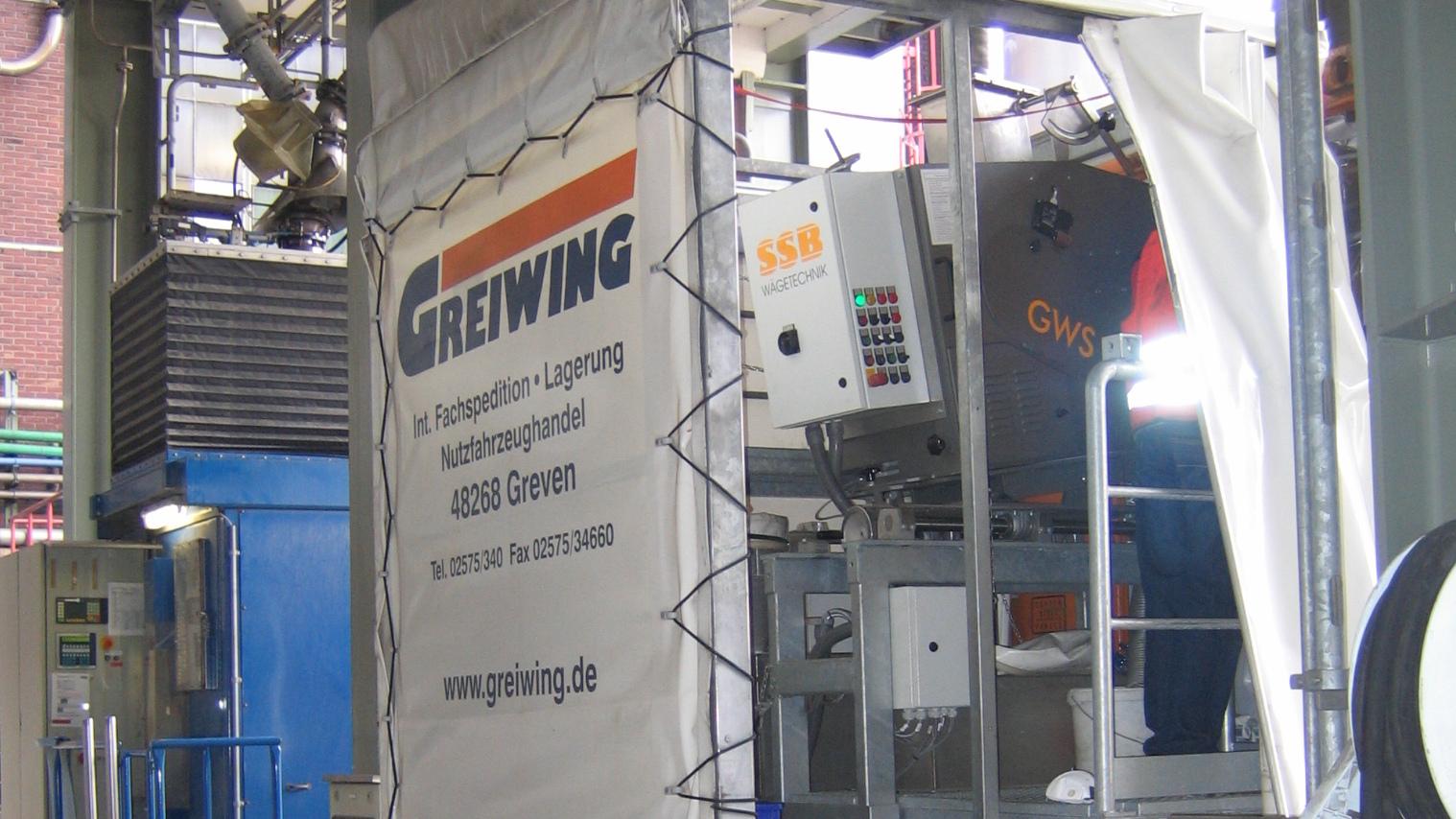 Granulate belt thrower - Transport - Services | Seperation AG